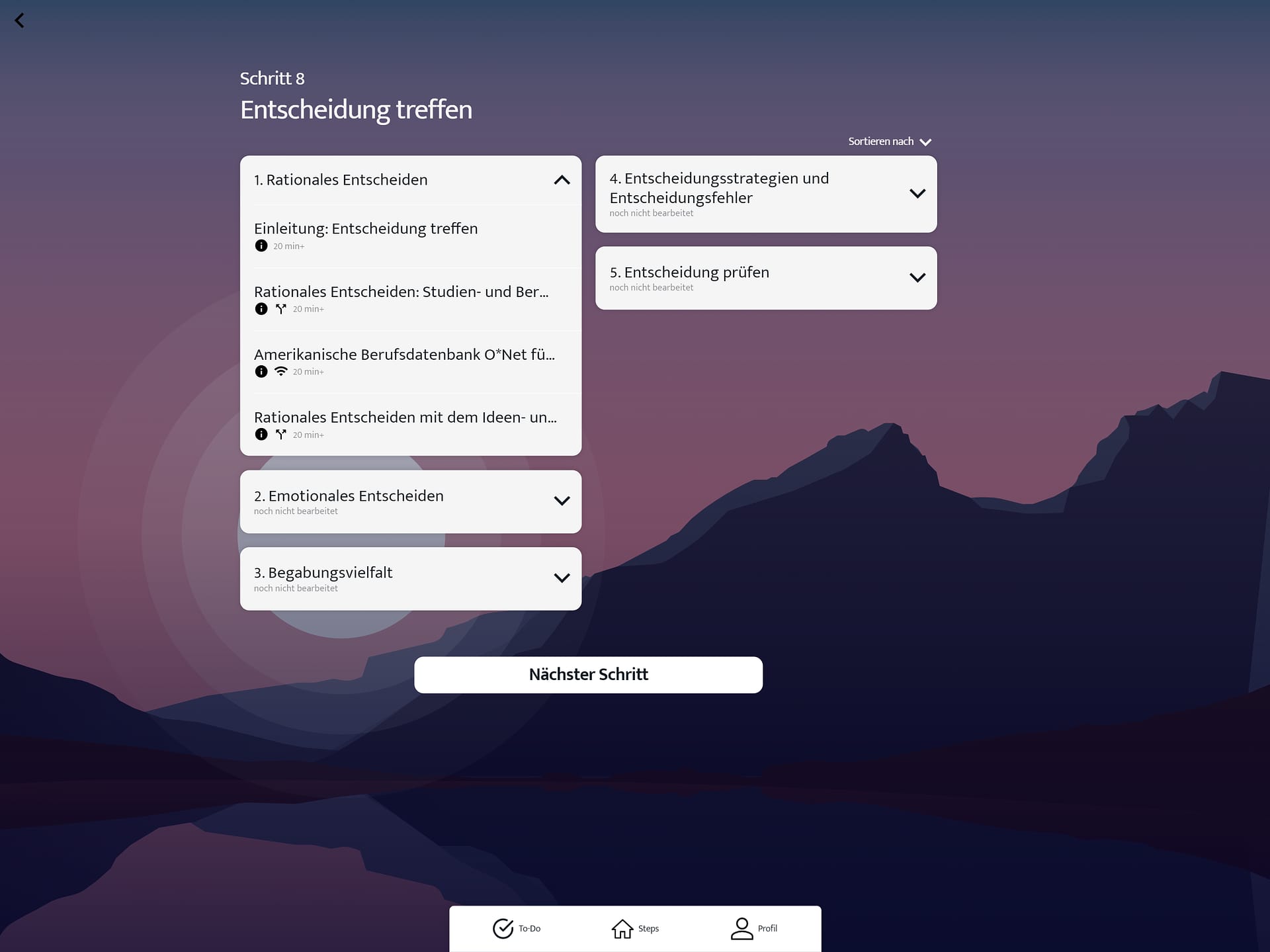 Unser Angebot - Begabungsvielfalt